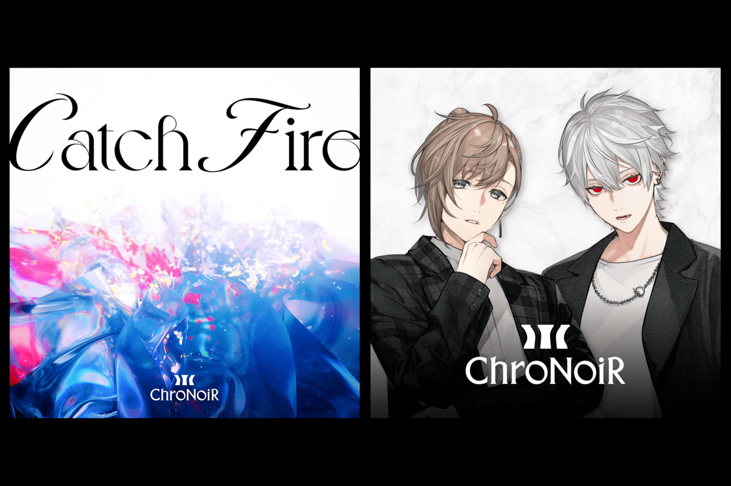 にじさんじの叶&葛葉のユニット“ChroNoiR”が新曲「Catch Fire」をリリース&新アーティスト写真を公開 | plug+（ぷらぷら）