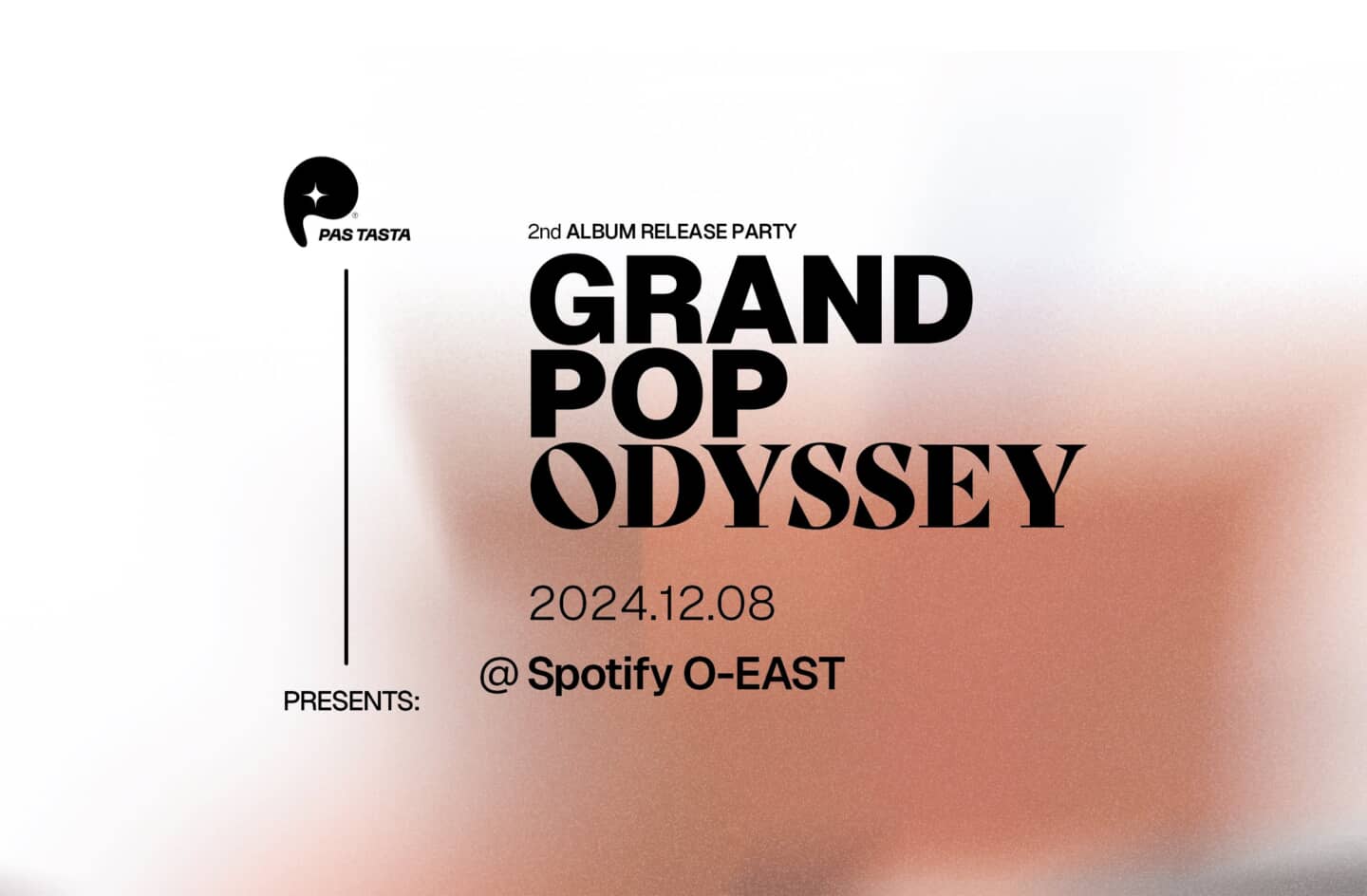 PAS TASTAが11月に2ndアルバム『GRAND POP』リリース&12月8日にワンマン・ライブ開催決定 | plug+（ぷらぷら）